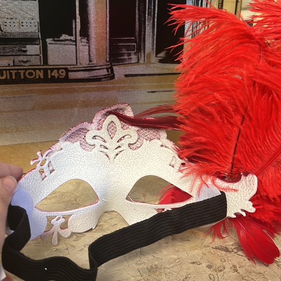 unbranded | Accessories | New Red Holiday Masquerade Mask | Poshmark